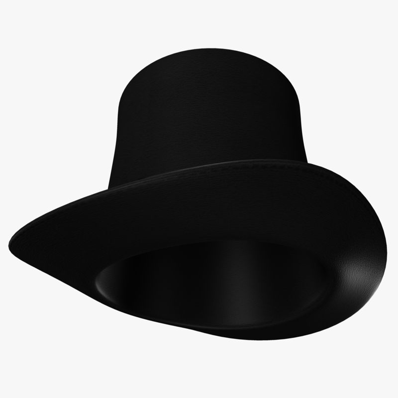 3d model hat