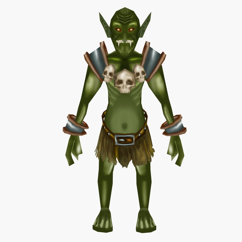 fantasy goblin 3d max