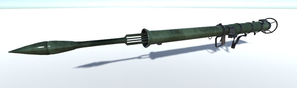 bazooka unity 3d model