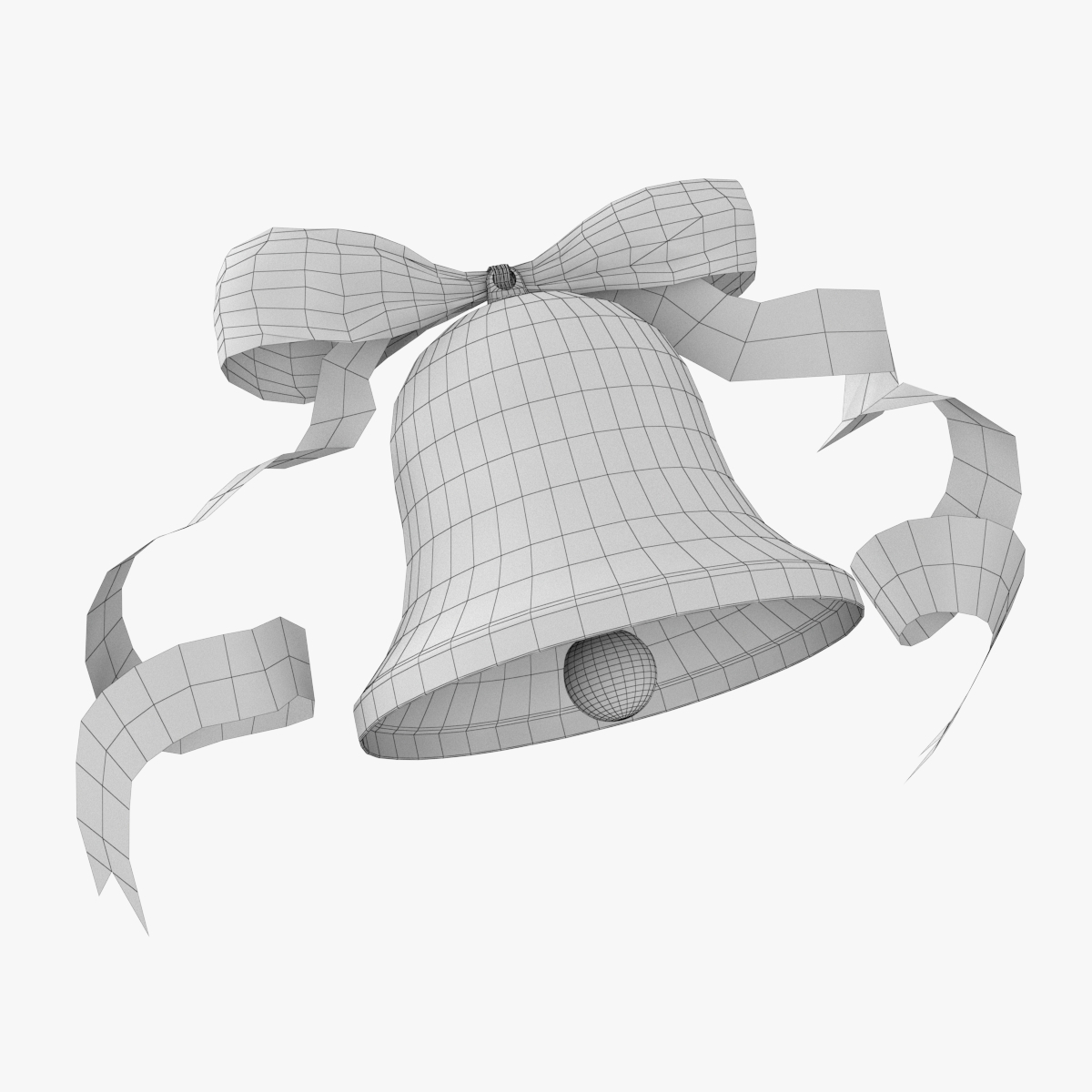 christmas bell 3d model
