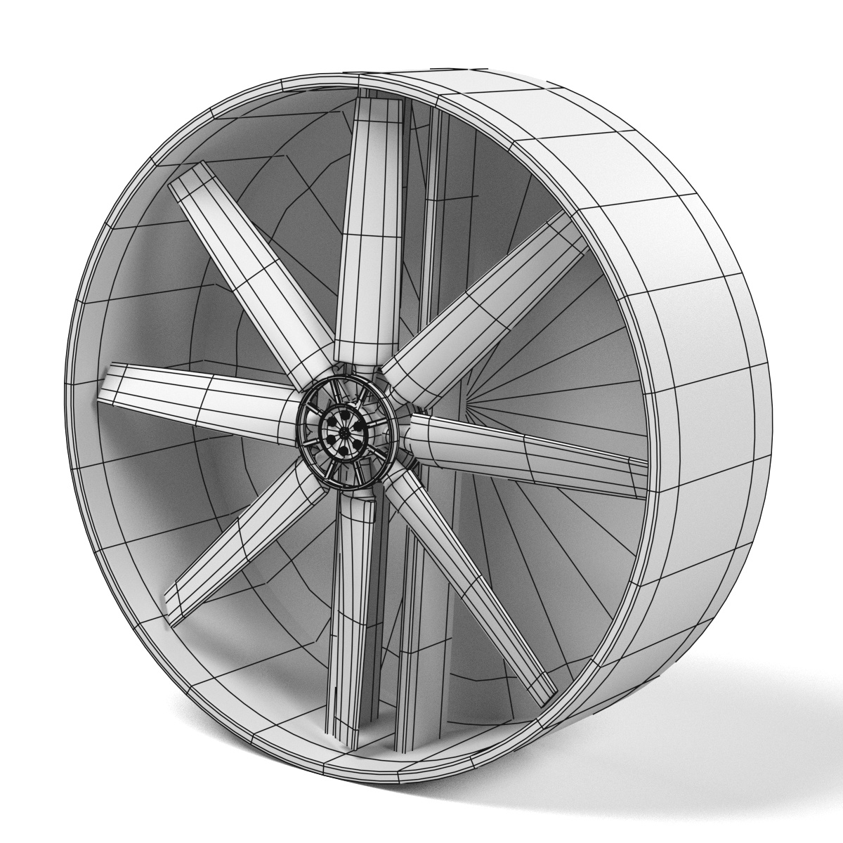 3d model large fan