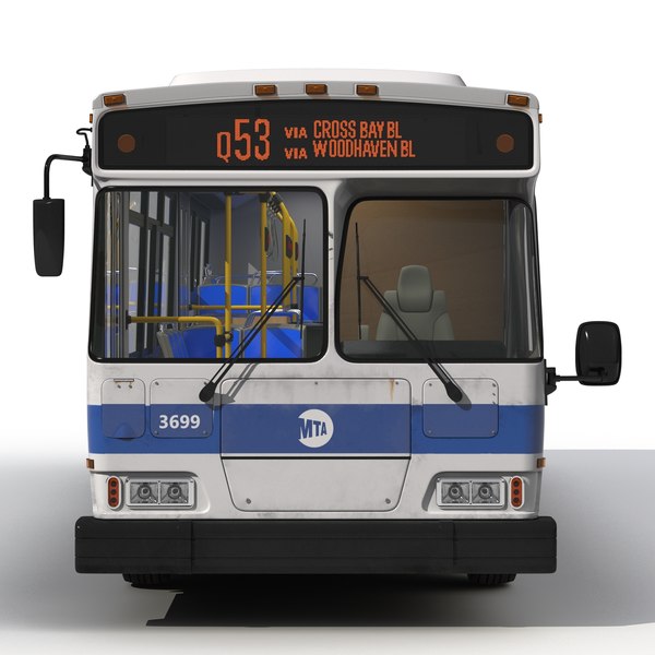 MTA New York City Bus Q53 Rigged3D模型 - TurboSquid 970524