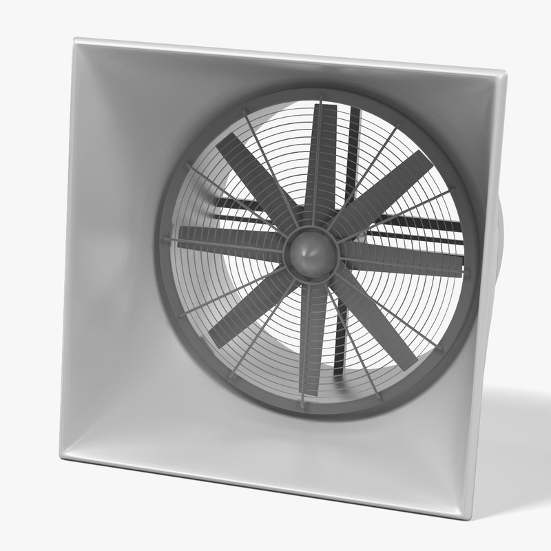 3d model large fan