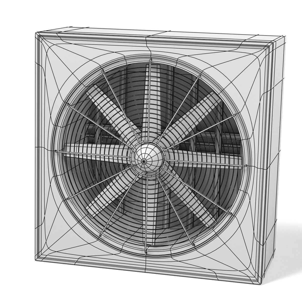 large fan 3d model