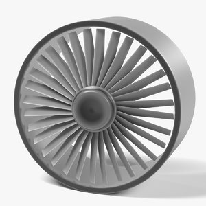 3d model large fan