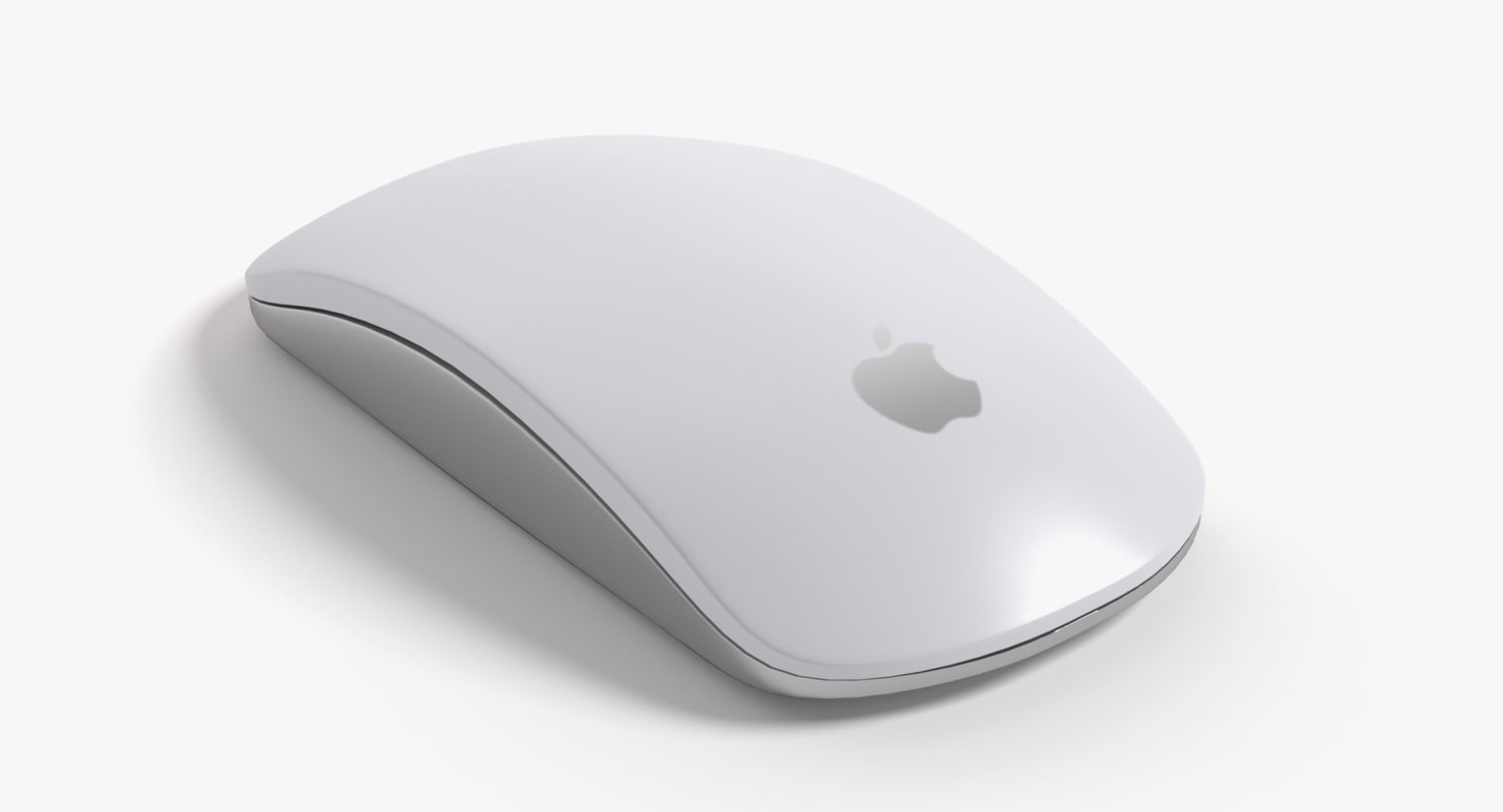 apple magic mouse 2 3d model