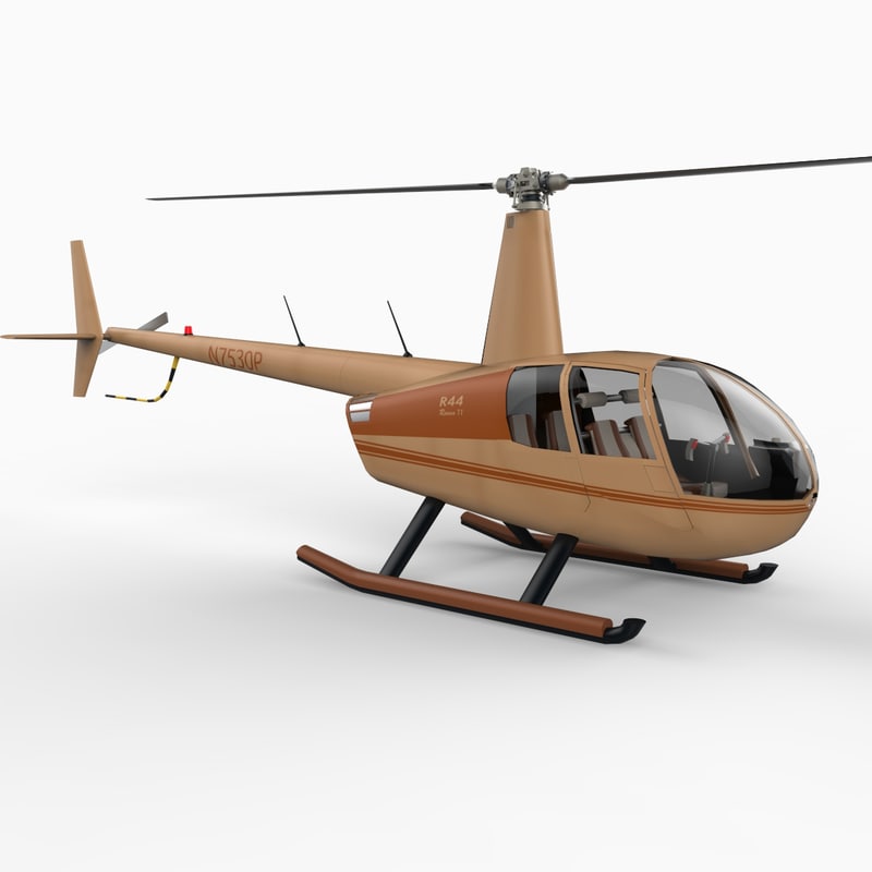 3d model robinson r44