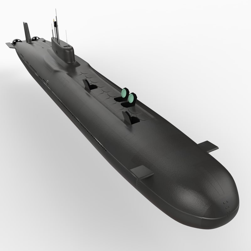 3d ssgn-941 typhoon class soviet