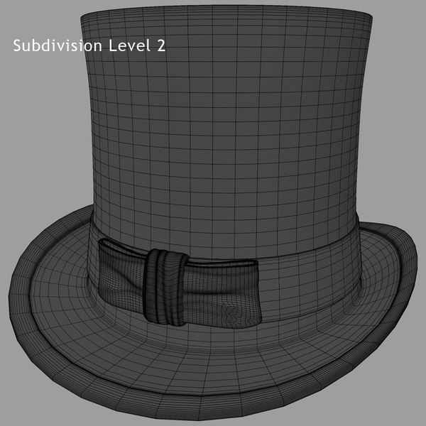 3d model hat
