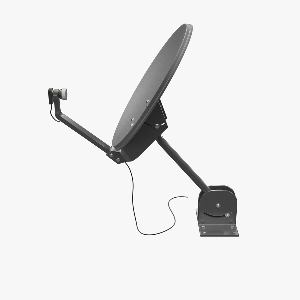 satellite dish 3d model