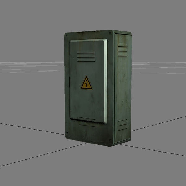 electric box 3d model