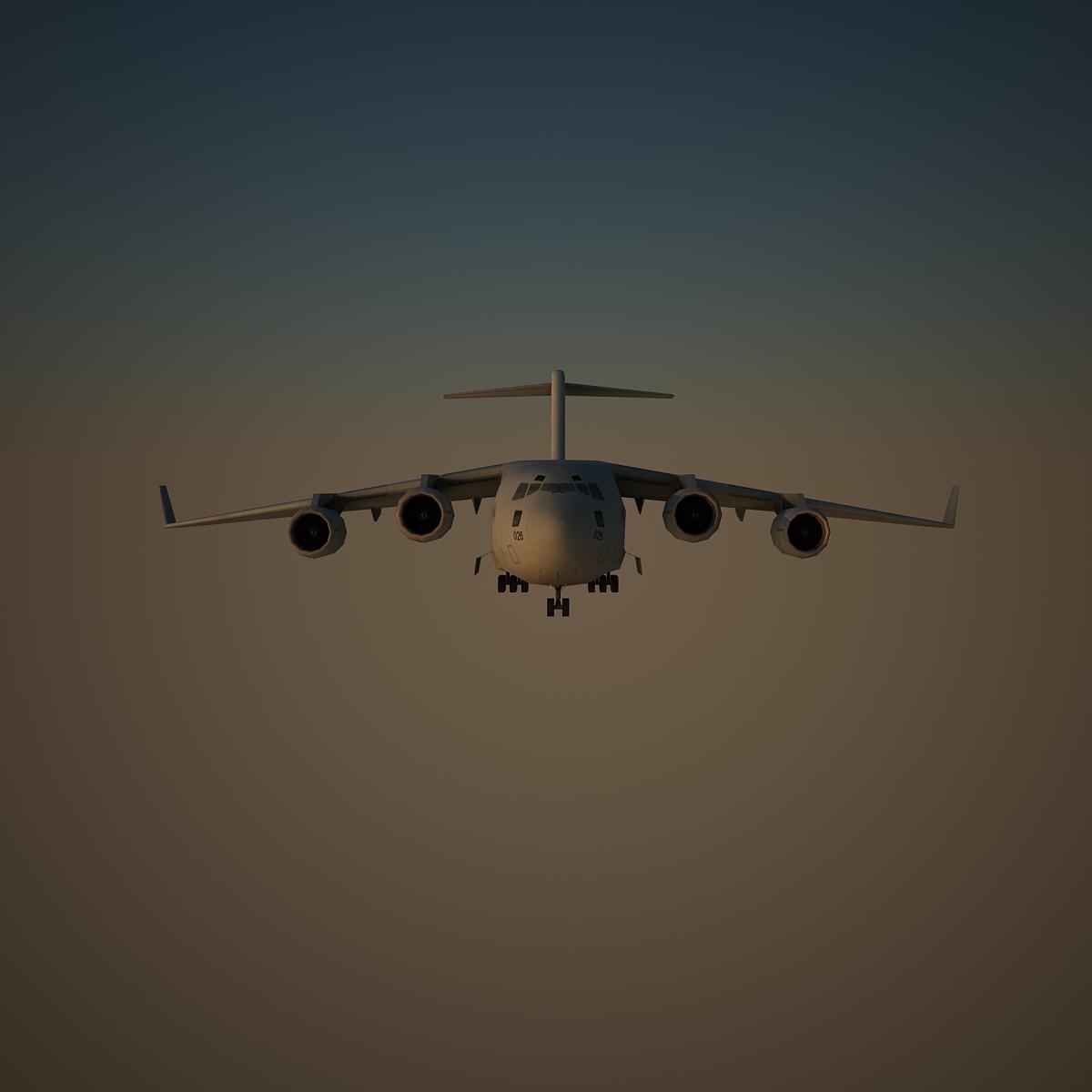 3d boeing taf military transport