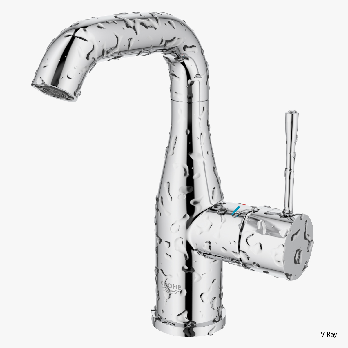 bathroom grohe essence 3d model