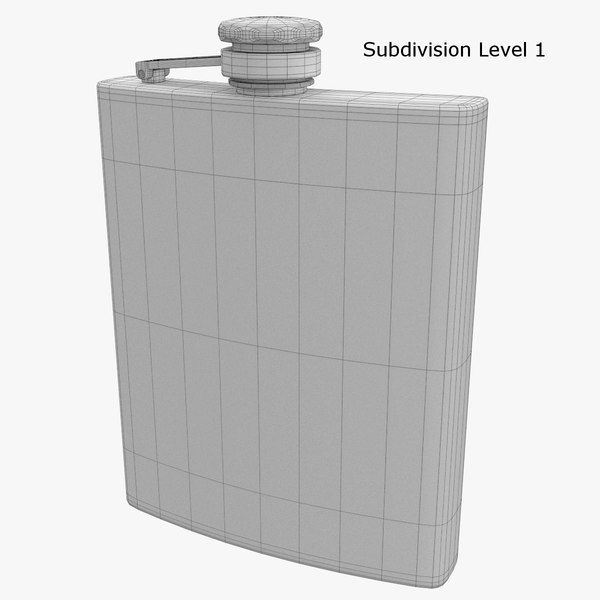 flask 3d model