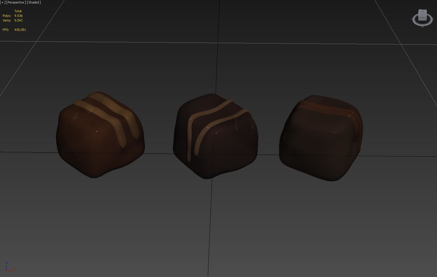 chocolate 3d model