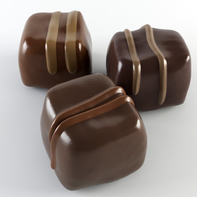 chocolate 3d model