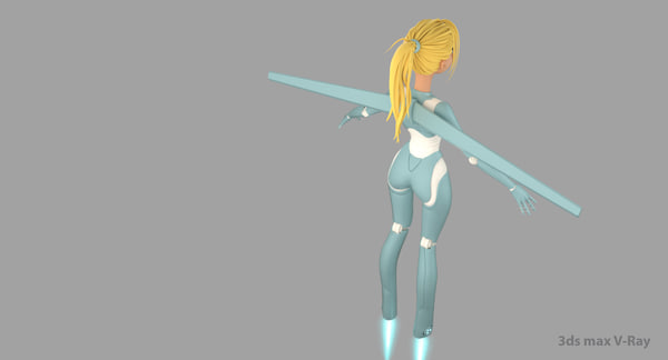 max cartoon robot girl