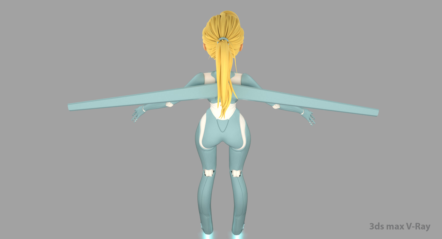 max cartoon robot girl