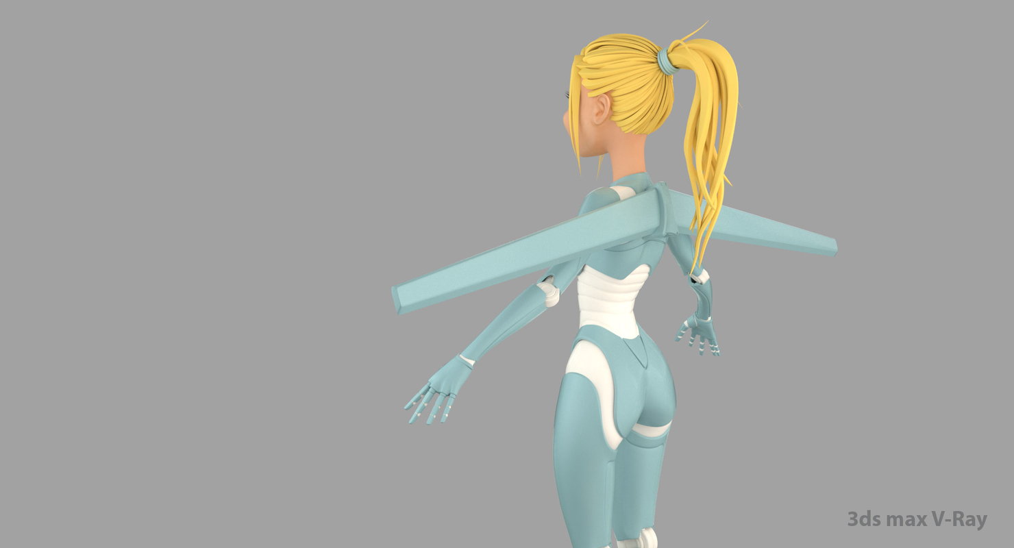 max cartoon robot girl