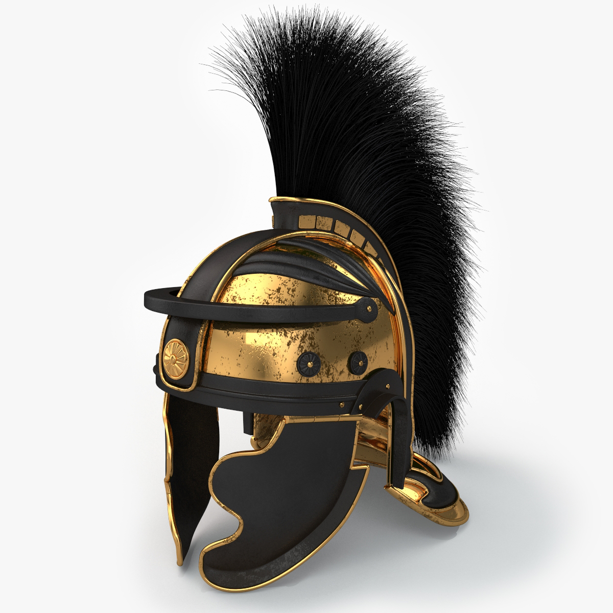 3d roman helmet model