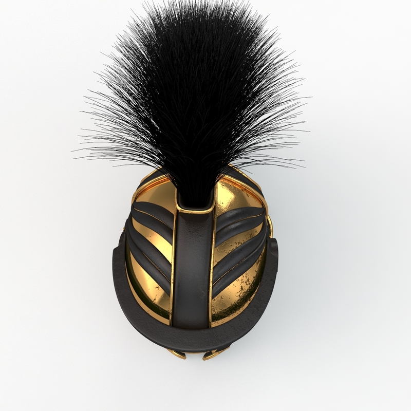 3d roman helmet model