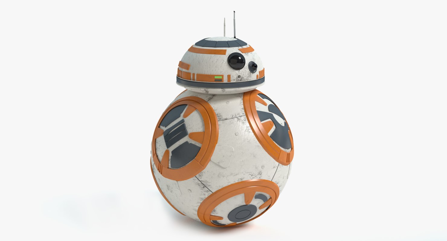 3d bb-8 star wars model