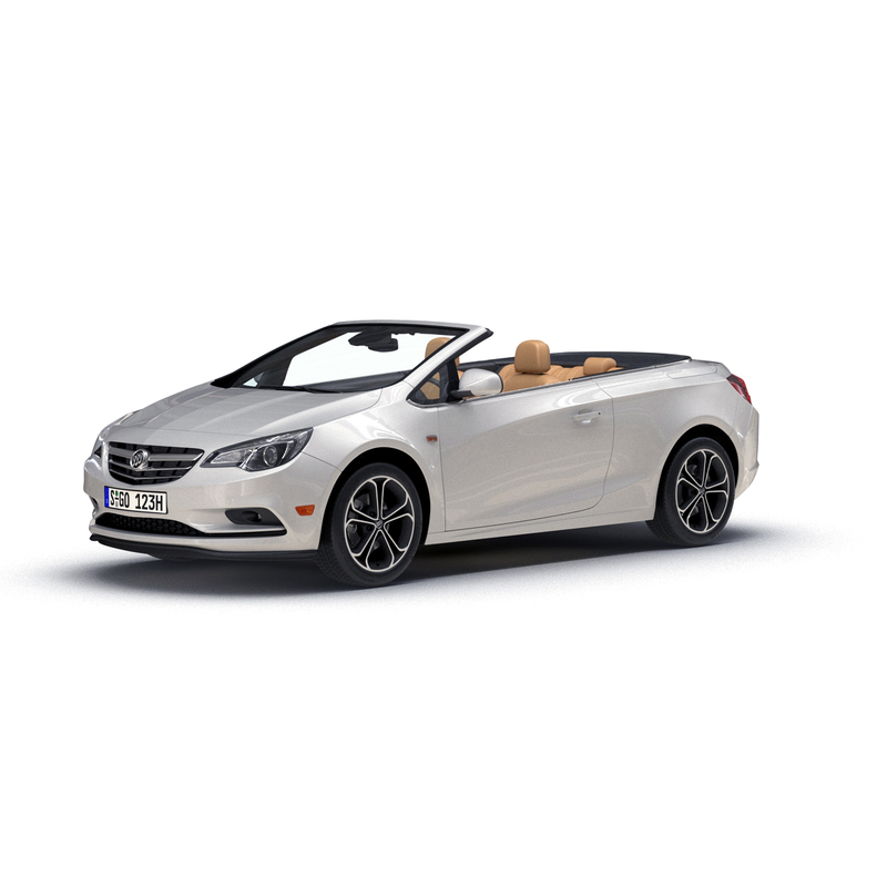 3d buick cascada 2016 rigged