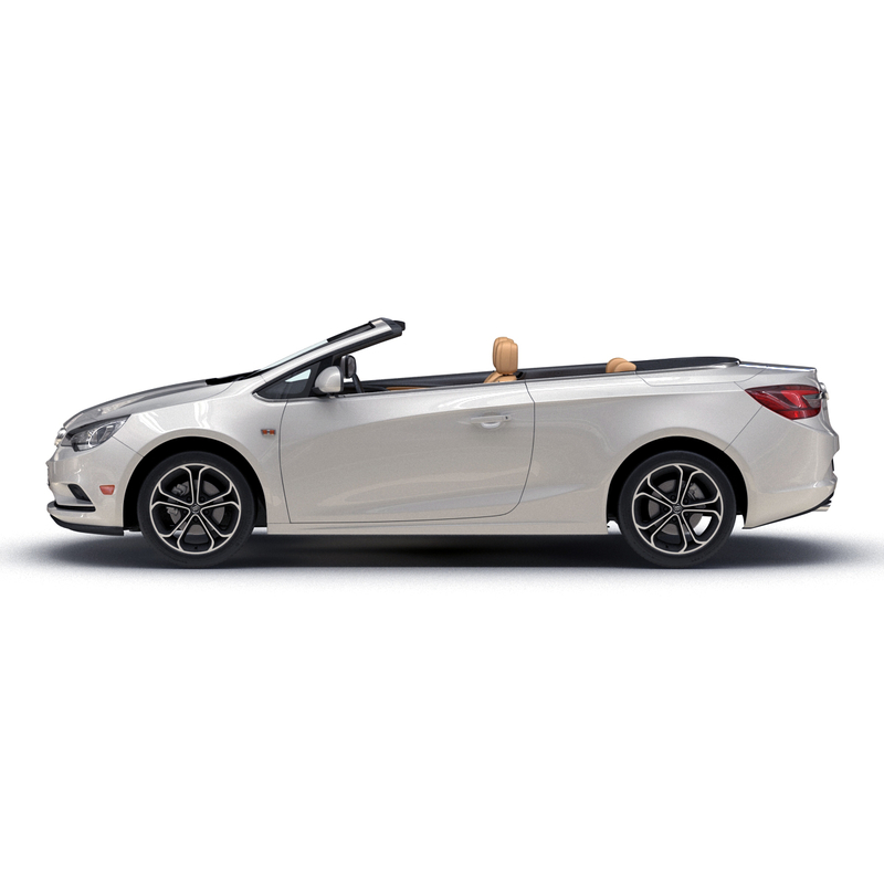 3d buick cascada 2016 rigged