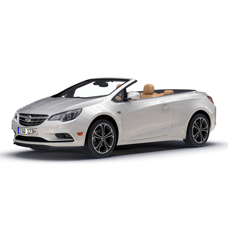 3d buick cascada 2016 rigged