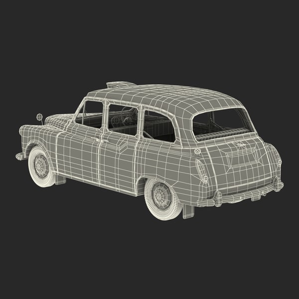 london cab fx4 3d max