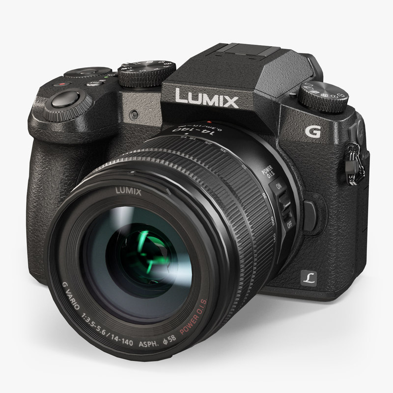 3d Model Panasonic Lumix Dmc G7 Kit