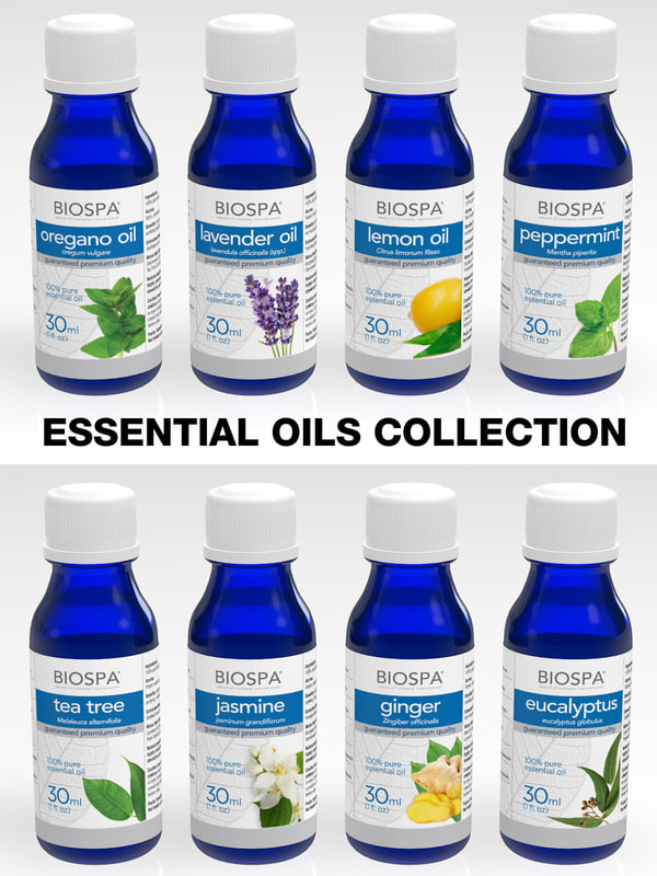 essential oils 3d model