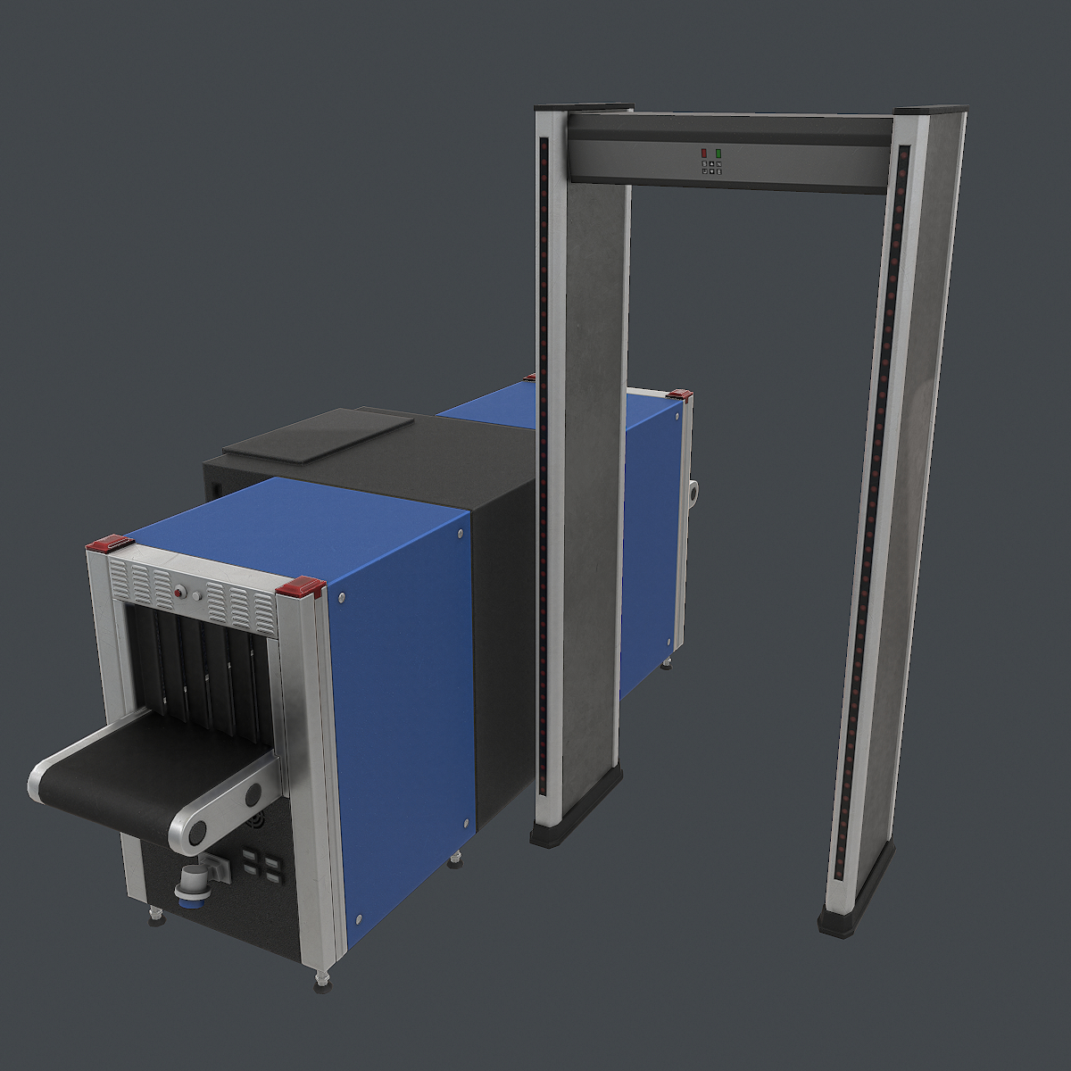 3d max metal detector x-ray scanner