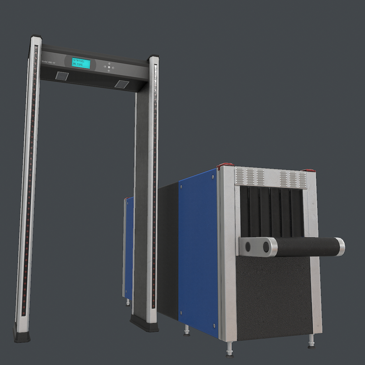 3d max metal detector x-ray scanner