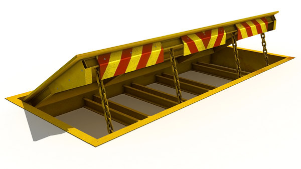 3d model road security elements pack