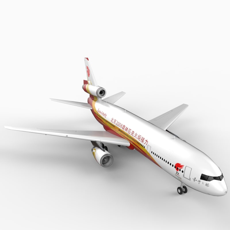 dc-10 air china 3d model
