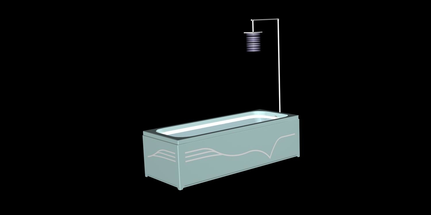 modelo 3d Tina de baño animada - TurboSquid 972542