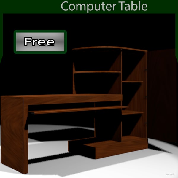 Free Blender Desk Models | TurboSquid