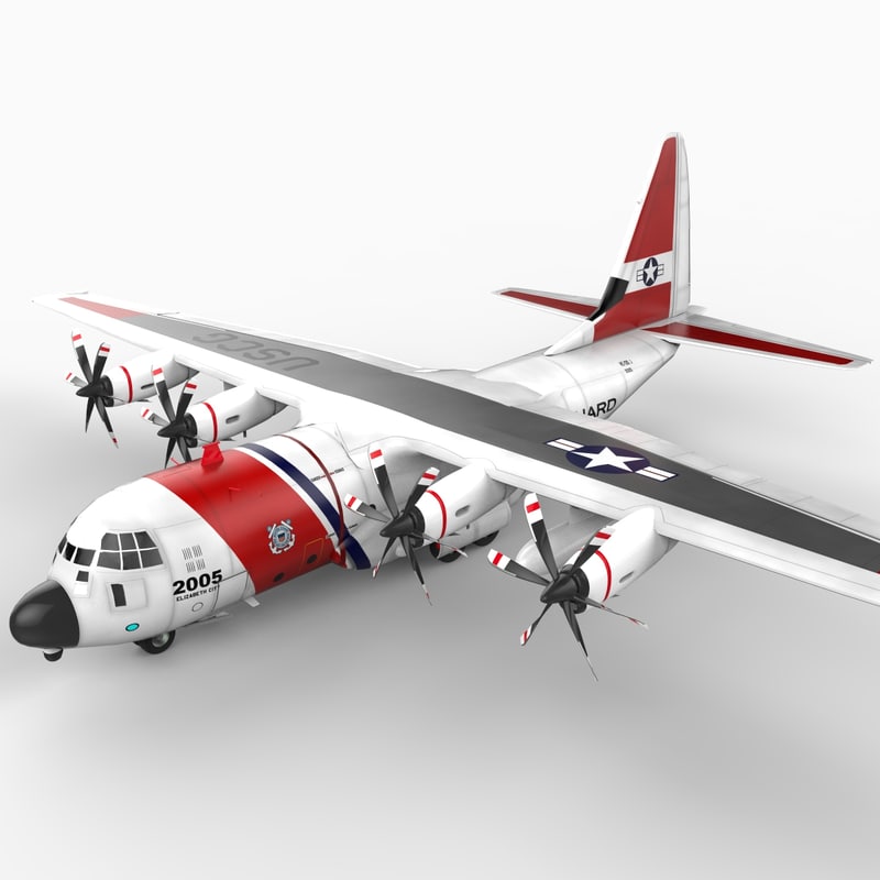 3d coast guard hc-130j model