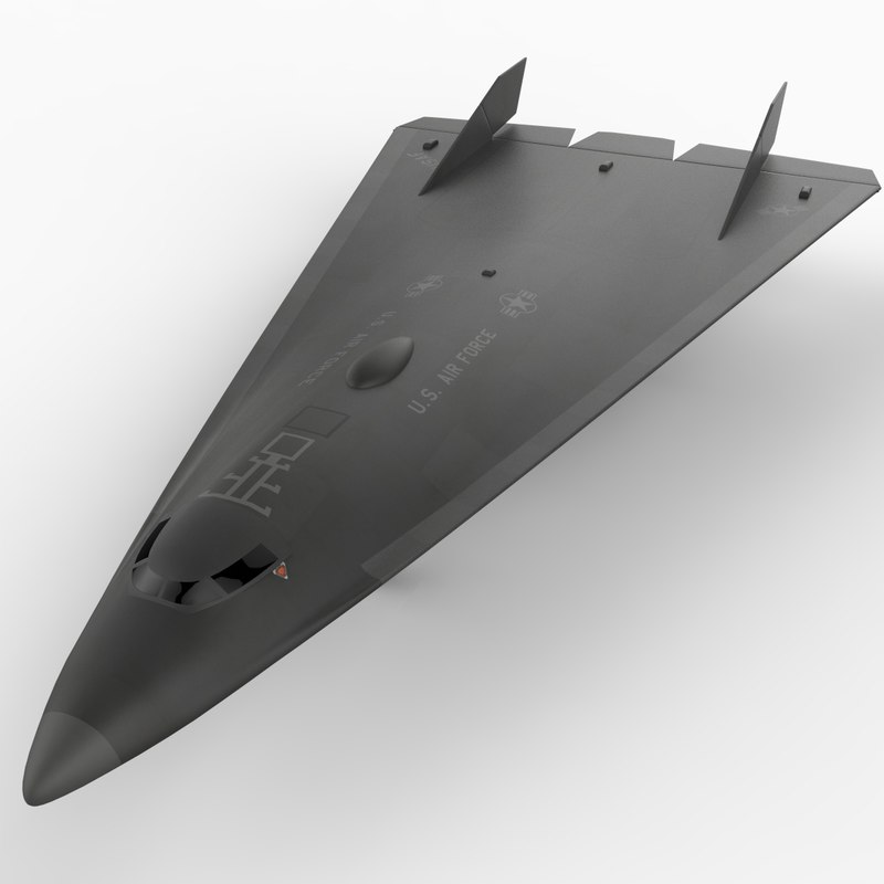 sr-91 aurora spy 3d model