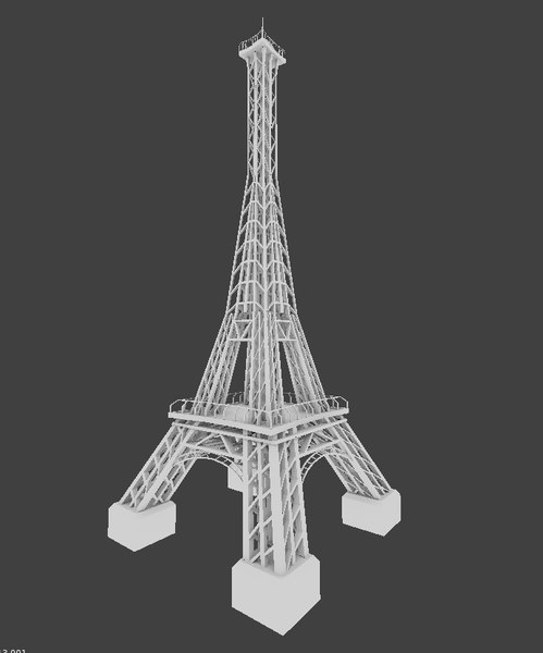 Eiffel Tower 3D Models for Download | TurboSquid