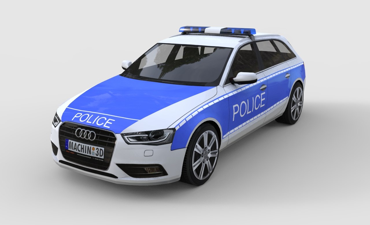 max audi a4 police