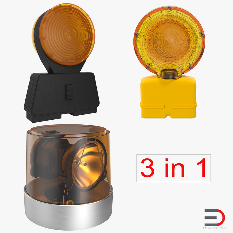 3d warning lights 2