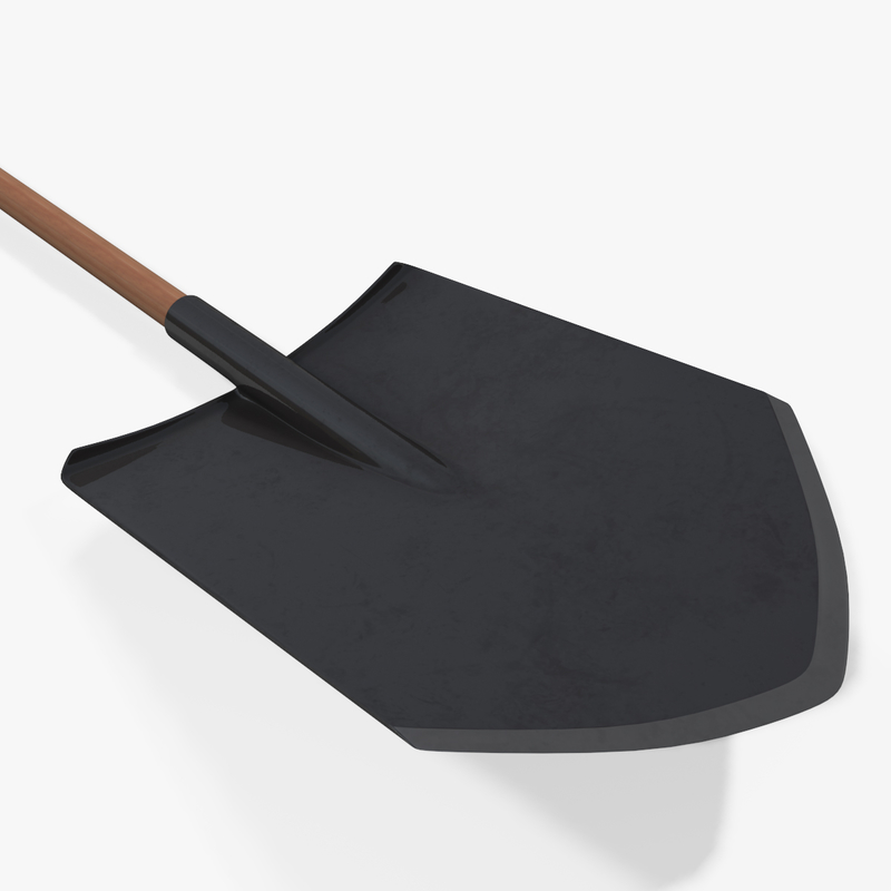 3d spade model