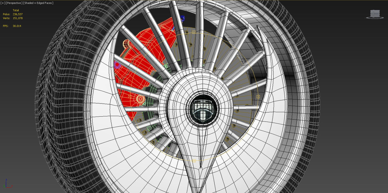 15 beautiful wheels pack 3d max