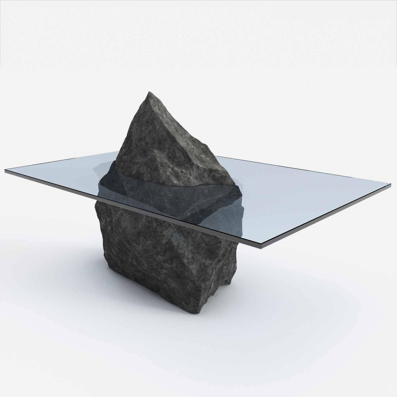 stone table design 3d model