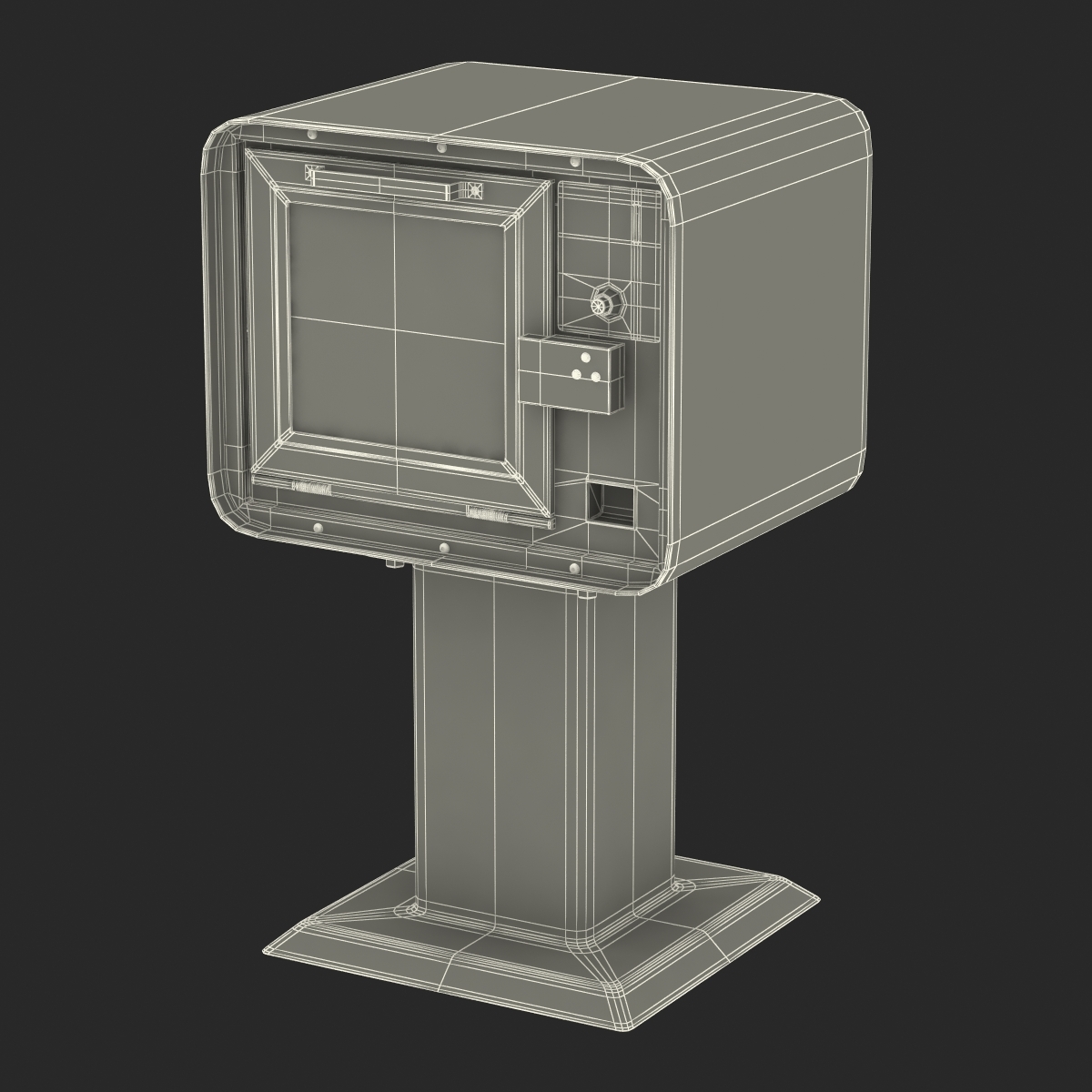 3d model newspaper boxes
