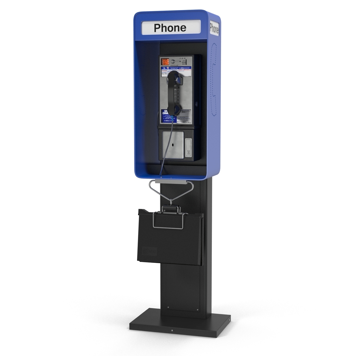 public phones 2 3d model
