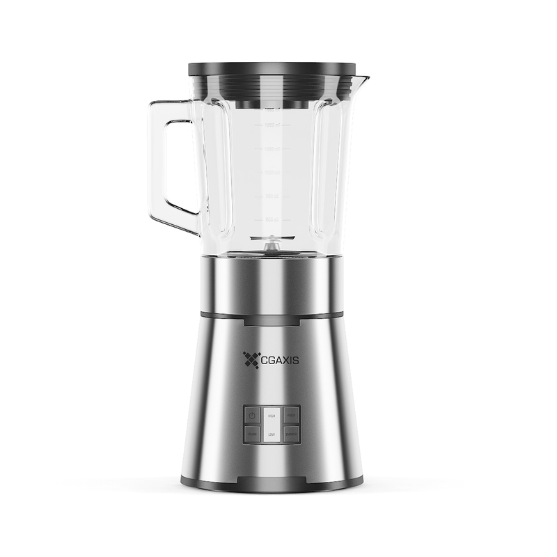 c4d brushed metal countertop blender