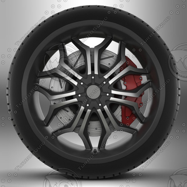3d 3ds wheel rim
